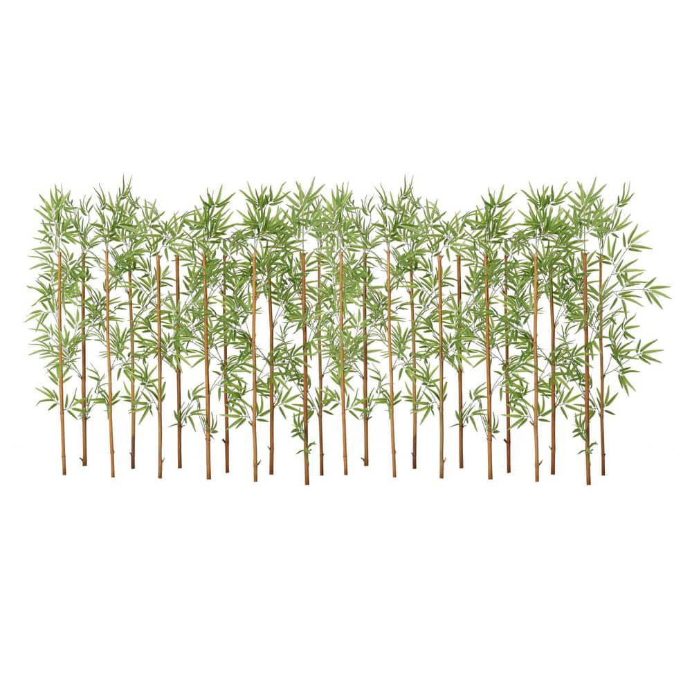 DR.Planzen 5 ft. Artificial Bamboo Tree 24 Pack Fake Plant with Silk ...