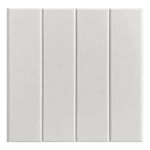 Afoxsos 47 x 35 Felt Wall Tiles Ivory Recycled Polyester Removable ...