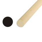 7/8 in. x 48 in. Raw Wood Round Dowel HDDH7848 - The Home Depot