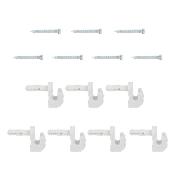Everbilt BACK WALL SHELF CLIPS-7PK 00385 - The Home Depot