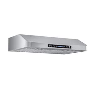 Throes 30 in. 400 CFM Ducted Under Cabinet Range Hood in Stainless ...