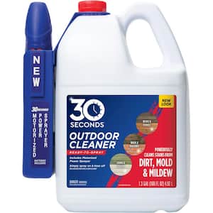 30 Seconds 1 gal. Professional Outdoor Cleaner Mold and Mildew Remover ...