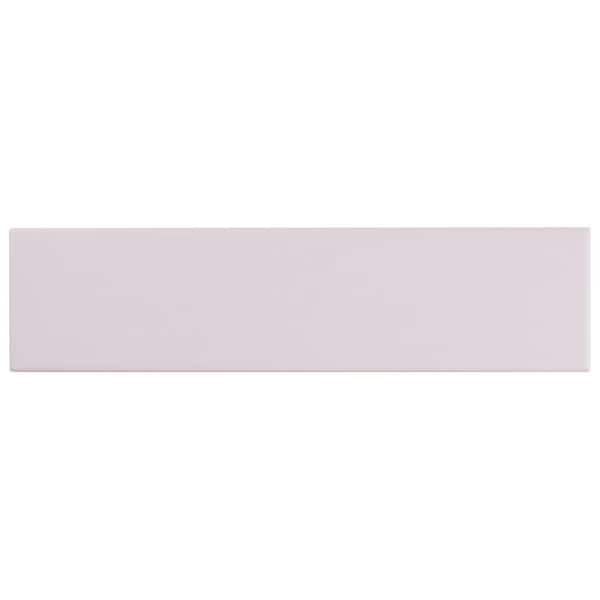Ivy Hill Tile Sway Light Purple 2.75 in. x 0.31 in. Matte Porcelain ...