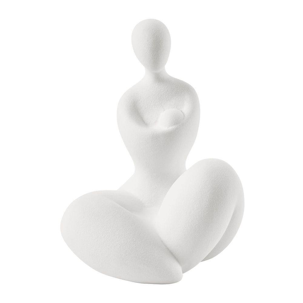 DANYA B 5.5 in. x 7 in. Hans White Abstract Mother Embracing Child ...