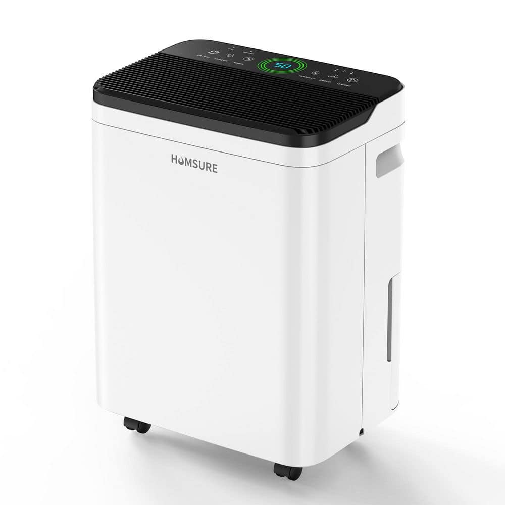 Edendirect 70 pt. 5,000 sq. ft. Dehumidifier with Drain Hose, Bucket in ...