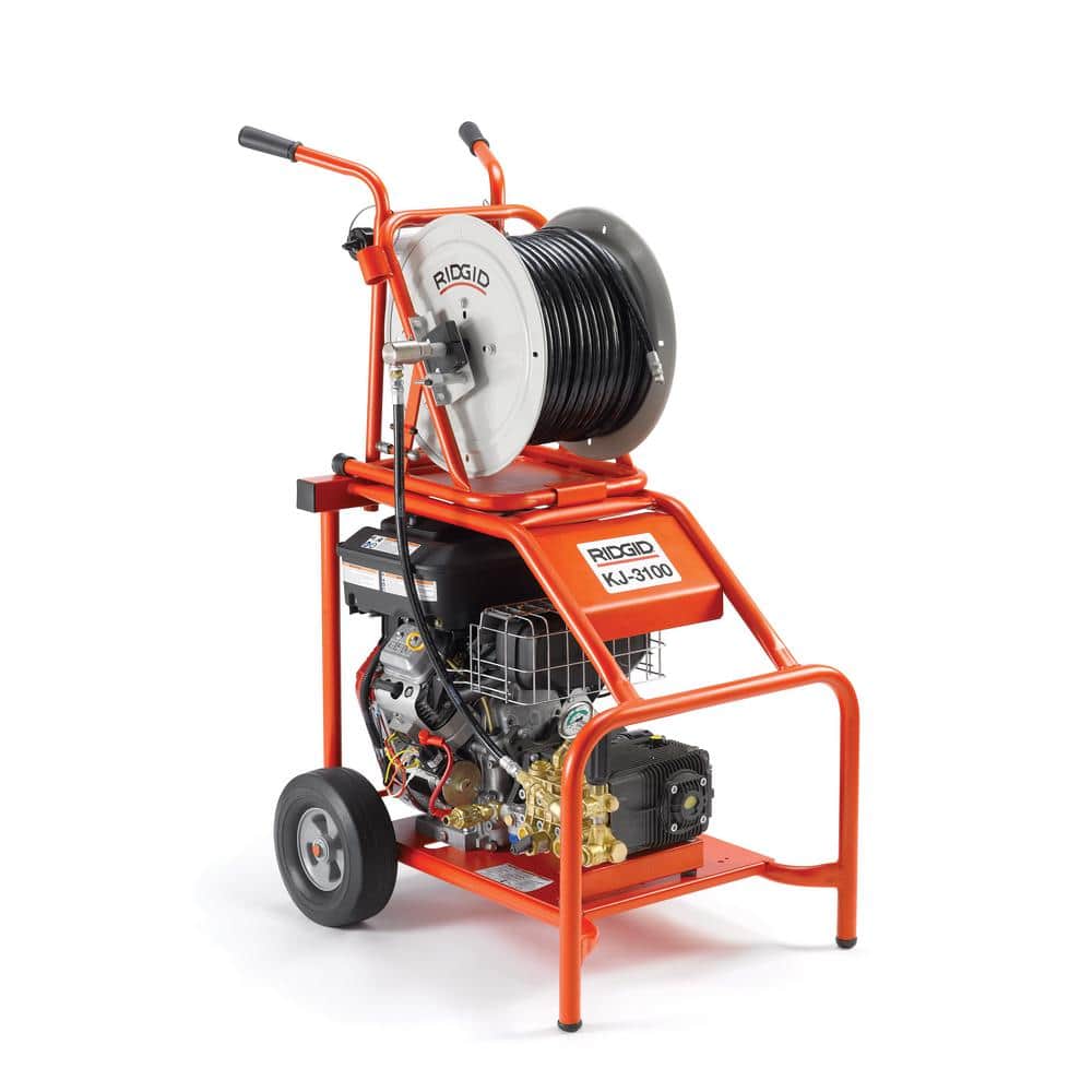 RIDGID KJ-3100 3000 PSI 5.5 GPM Portable Water Jetter for 2 in. to 10 ...
