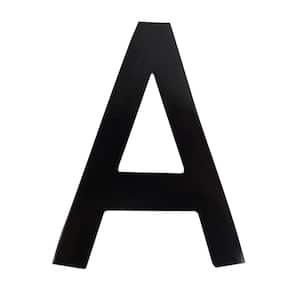 Reviews for Architectural Mailboxes 4 in. Black Floating House Letter A ...