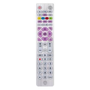 GE 4-Device Backlit Big Button Universal TV Remote Control in Black ...