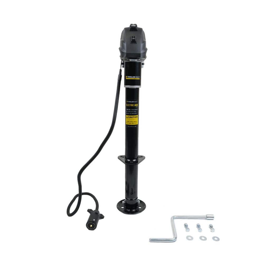 Trailer Valet Essentials Electric Center Mounted Jack 30 in Height and ...