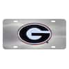 FANMATS 6 in. x 12 in. NCAA University of Georgia Stainless Steel Die ...