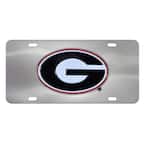 FANMATS 6 in. x 12 in. NCAA University of Georgia Stainless Steel Die ...