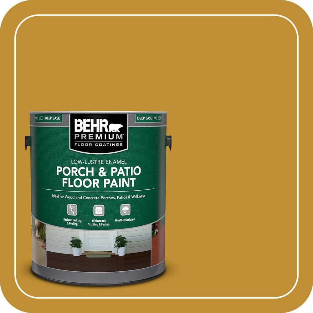 BEHR PREMIUM 1 gal. #M290-7 Turmeric Low-Lustre Enamel Interior ...