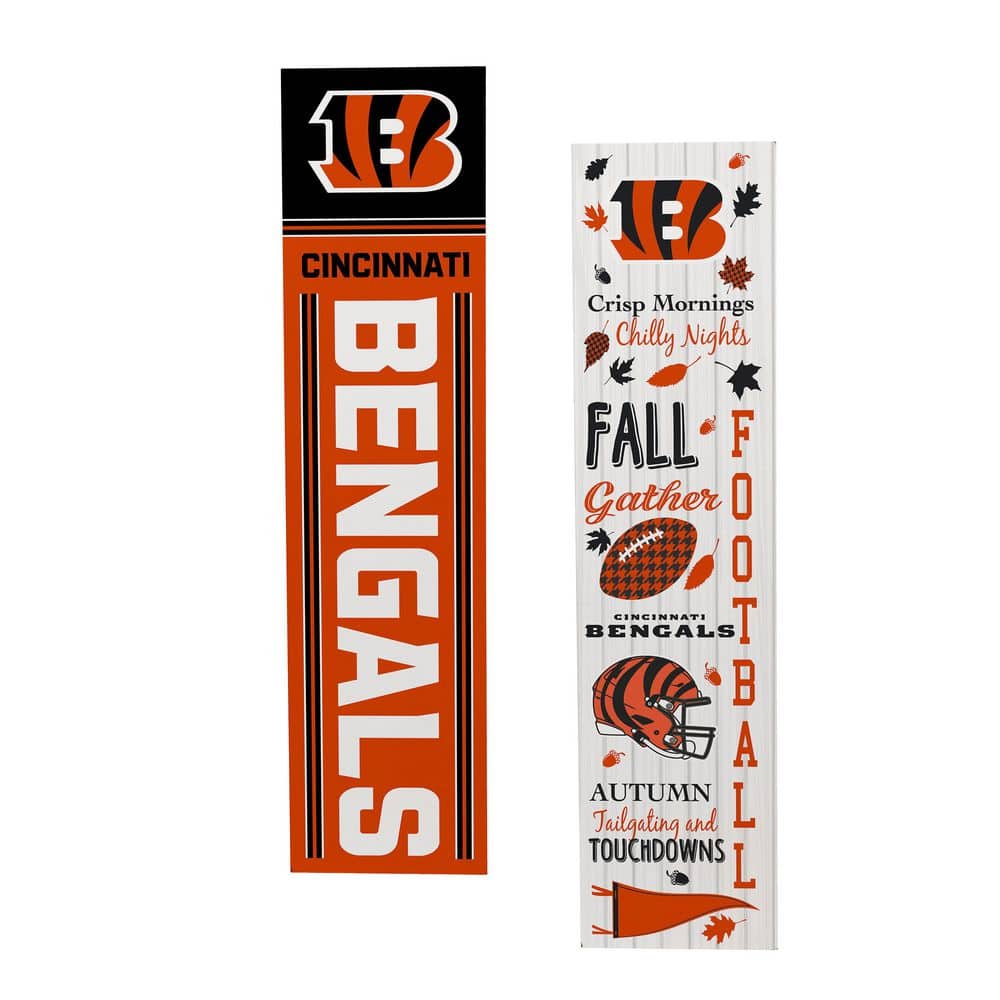 Evergreen 47 in. Double-Sided Leaner Fall Seasonal Porch Sign ...