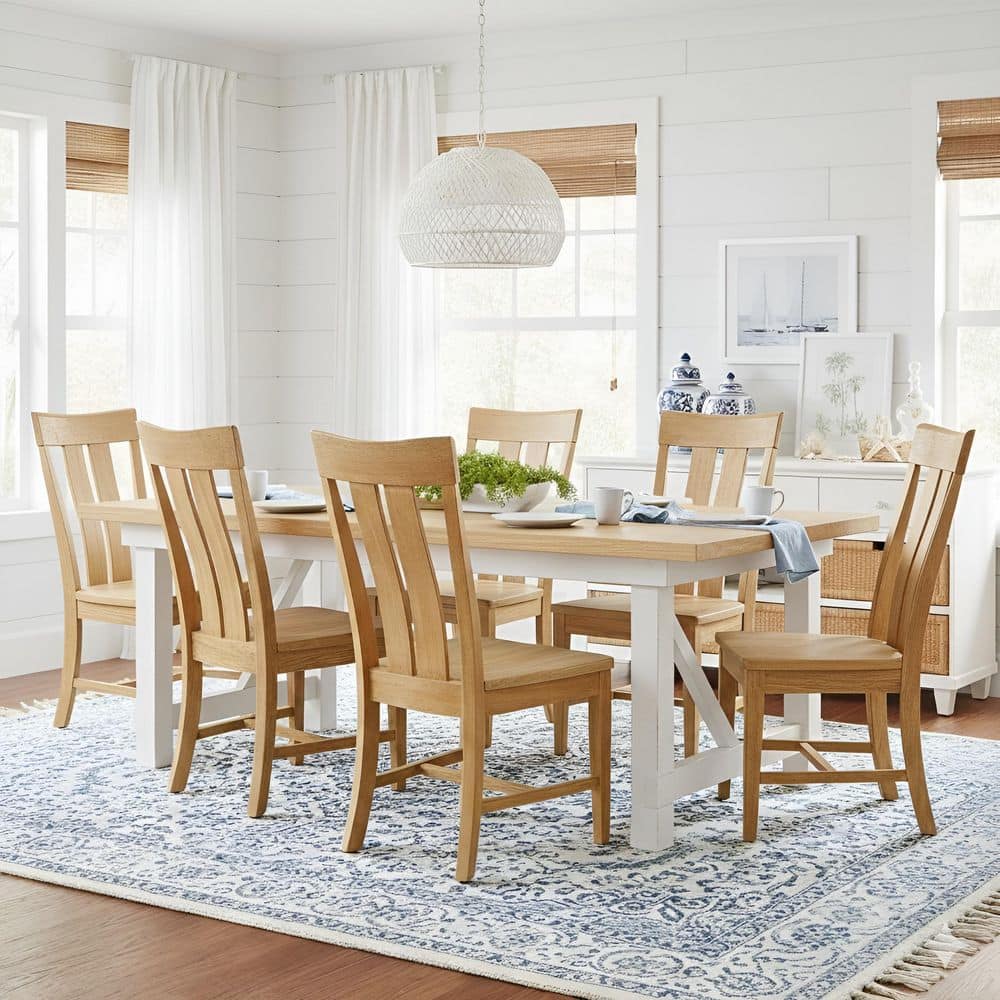 International Concepts Ava Honey Solid Wood Side Chair, Set of 2 CI97 ...