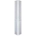 Home Fashion Technologies 36 in. x 80 in. 3 in. Louver/Panel White PVC ...