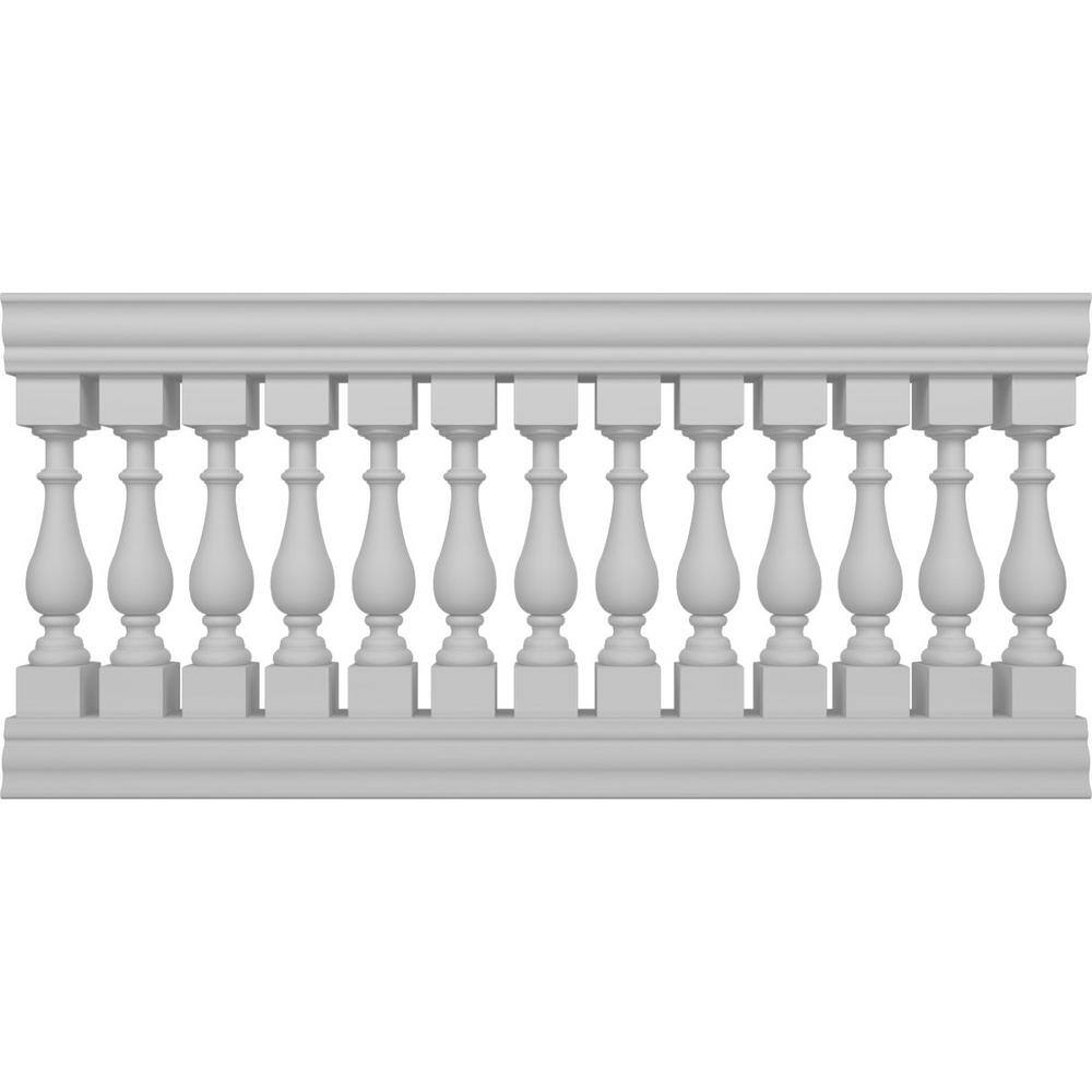 Ekena Millwork Fiberthane Traditional Balustrade 72 in. L x 37 in. H ...