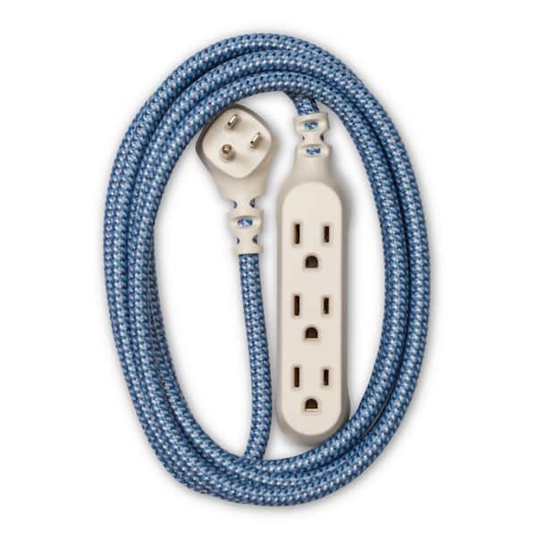 360 Electrical Habitat 8 ft. 3-Outlet Extension Cord 360417-ST-8ES-C1 ...