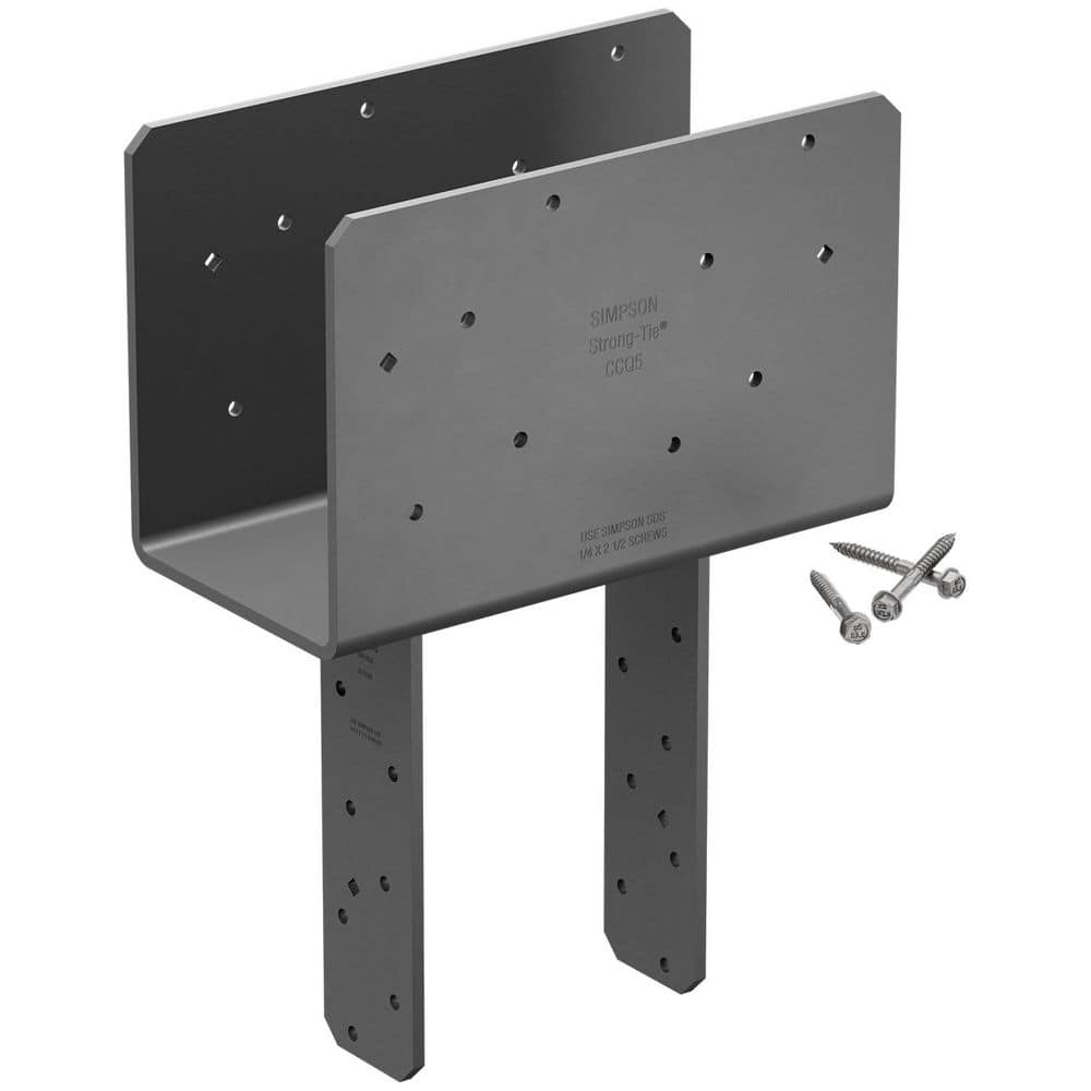 Simpson Strong-Tie CCQ Column Cap for 5-1/8 in. Beam, 6x Post with ...