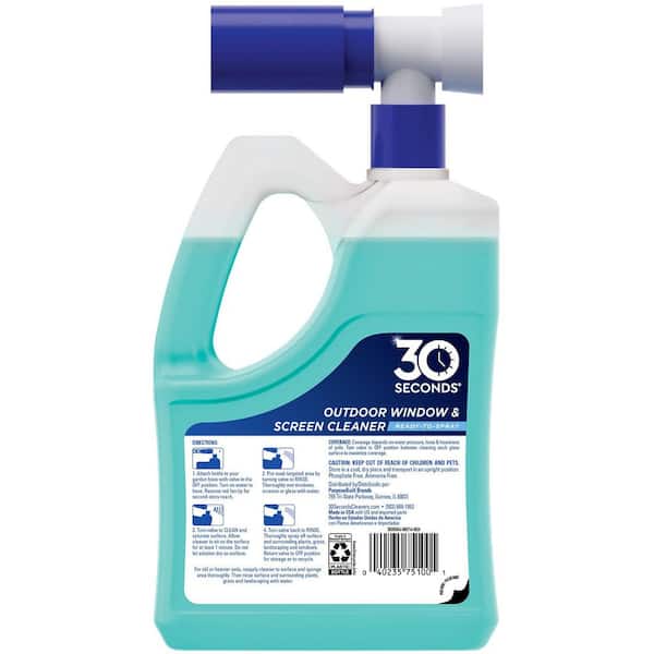 30 Seconds 64 oz. Outdoor Ready to Spray Window and Screen Cleaner ...