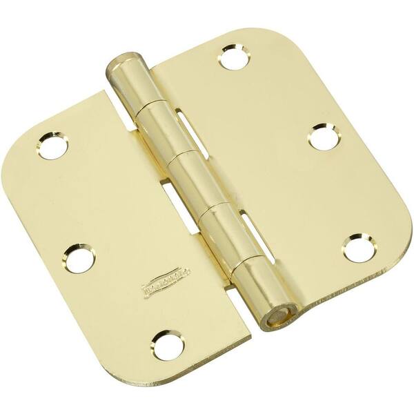 National Hardware 3-1/2 in. Door Hinge-DISCONTINUED 512R5/8 3-1/2 DR ...