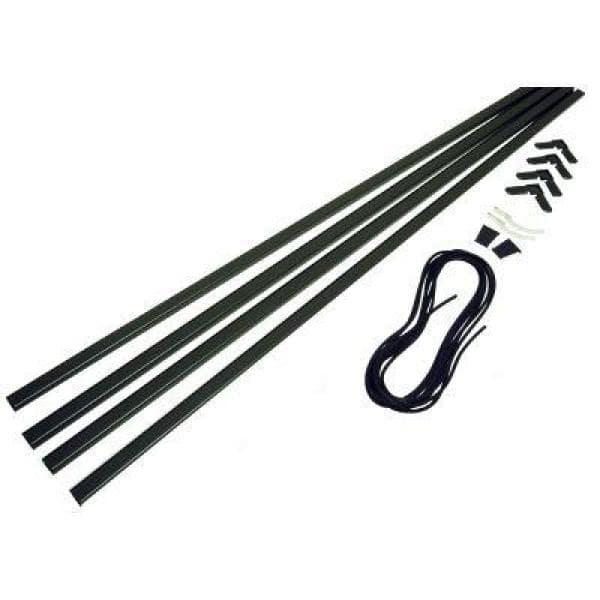 Columbia Mfg. Bronze, 48 in. x 5/16 In., Window Screen Knock Down Kit ...
