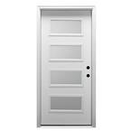 MMI Door Viola 32 in. x 80 in. Left-Hand Inswing 1-Lite Frosted Glass ...
