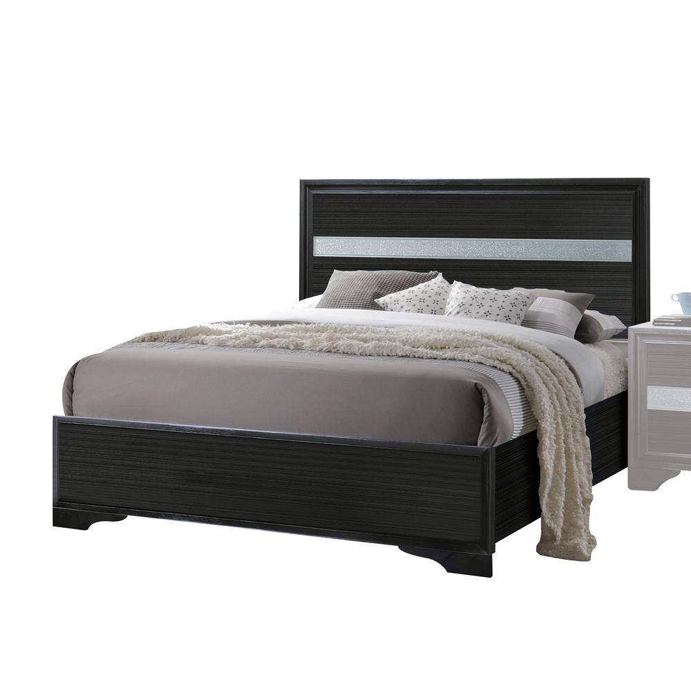 Acme Furniture Naima Black Full Bed 25915F - The Home Depot