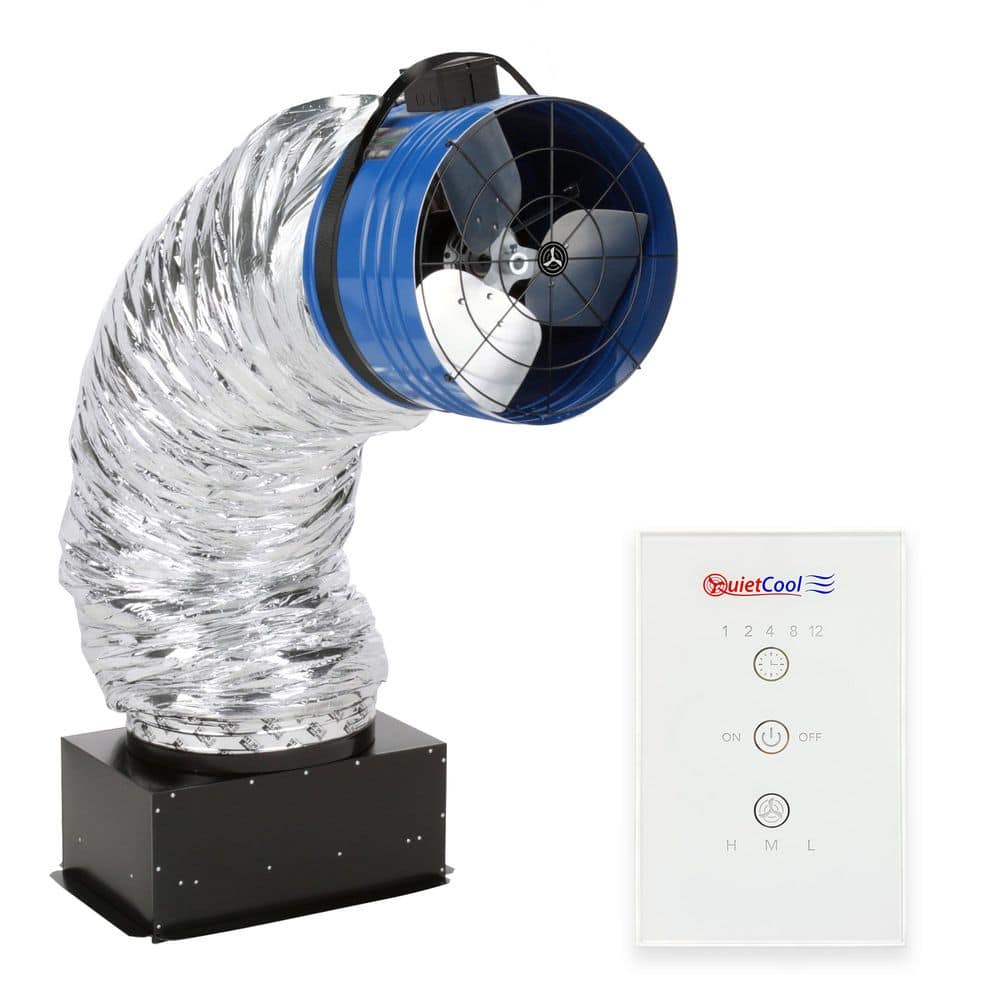 QuietCool Classic 4415 CFM Advanced Whole House Fan with Included RF ...