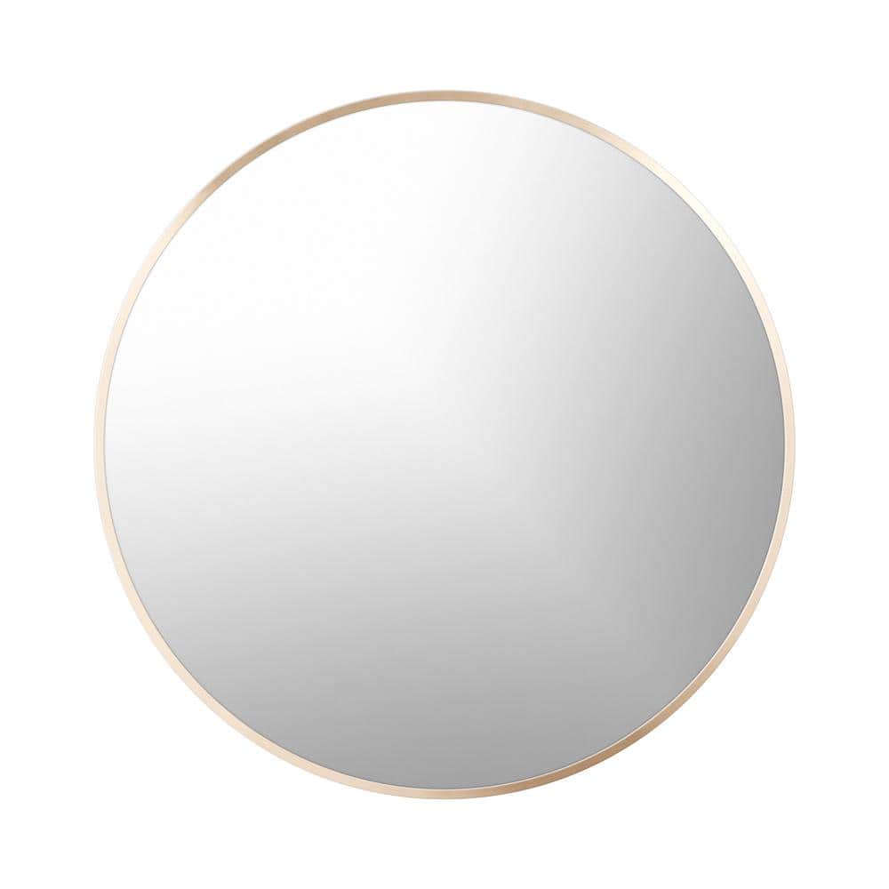 Home Decorators Collection Mona 24 in. W x 24 in. H Round Stainless ...