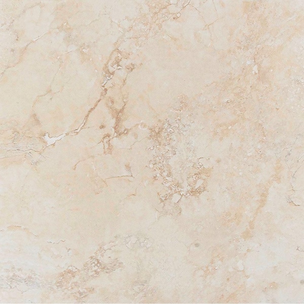 Megatrade Roccia Marfil 20 in. x 20 in. Beige Porcelain Floor and Wall ...
