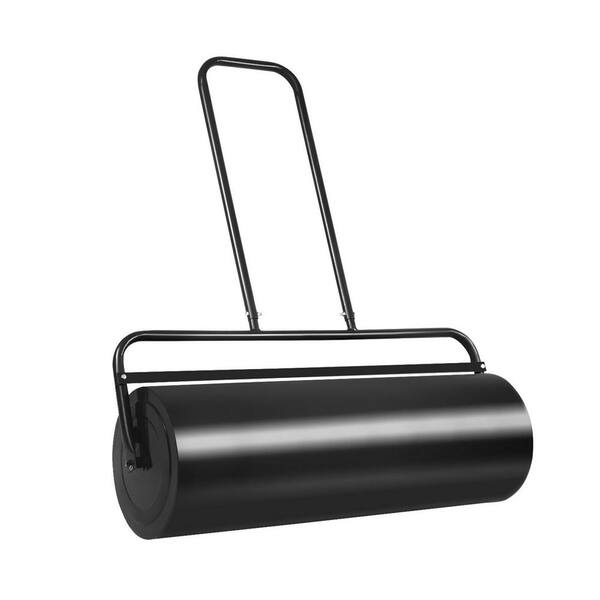 FORCLOVER 36 x 12 in. Tow Lawn Roller Water Filled Metal Push Roller in ...