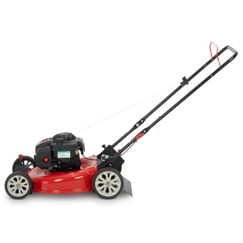 Troy-Bilt 21 in. 140 cc Briggs and Stratton Gas Walk Behind Push Lawn ...