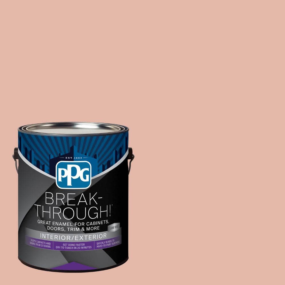 Reviews for Break-Through! 1 gal. PPG18-15 Shrimp Salad Semi-Gloss Door ...