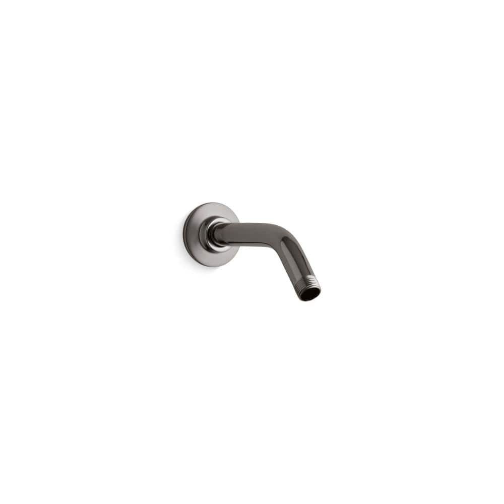 KOHLER MasterShower 7.5 in. Shower Arm and Flange in Vibrant Titanium ...