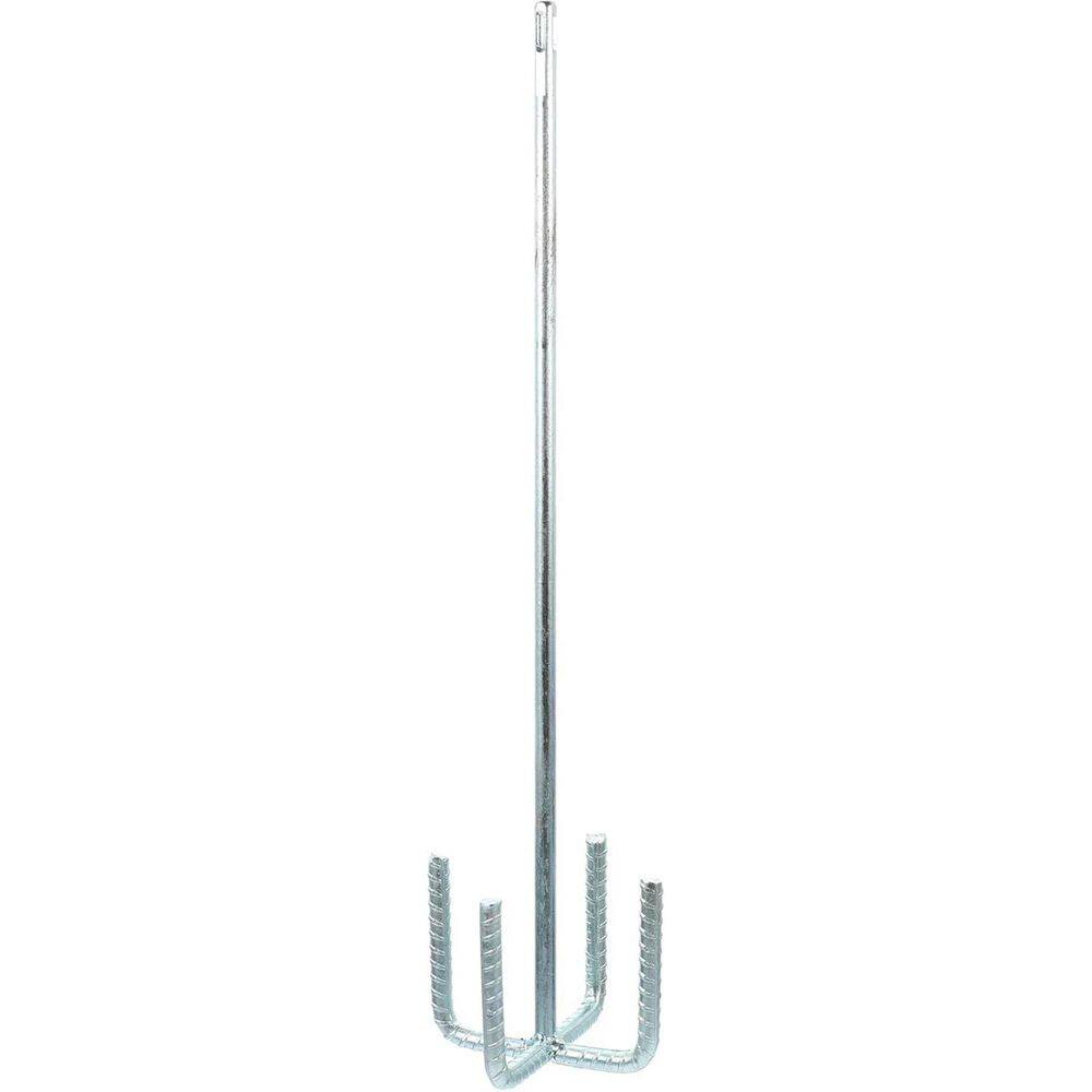 KIWDZFU 19 in. Metal Paint Mud Mixer Attachment for Drill Heavy Duty ...