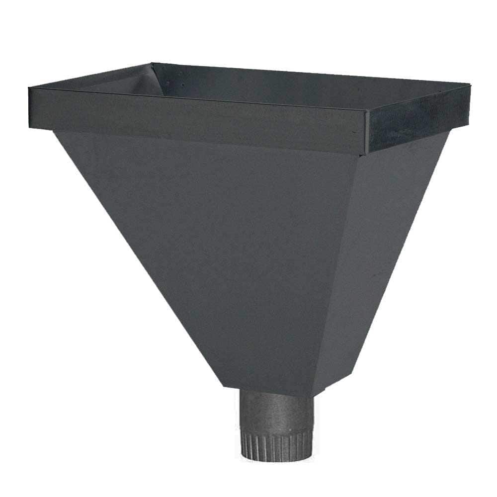 Gibraltar Building Products Bonderized Steel Downspout Conductor Head ...