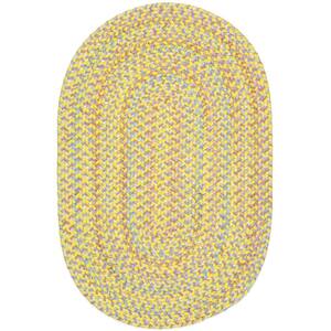 Rhody Rug Play Date Pink Multi 2 ft. x 4 ft. Oval Indoor/Outdoor ...