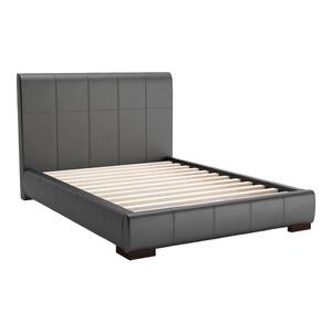 DHP Dean Black Faux Leather Upholstered Full Bed with Storage DE35693 ...