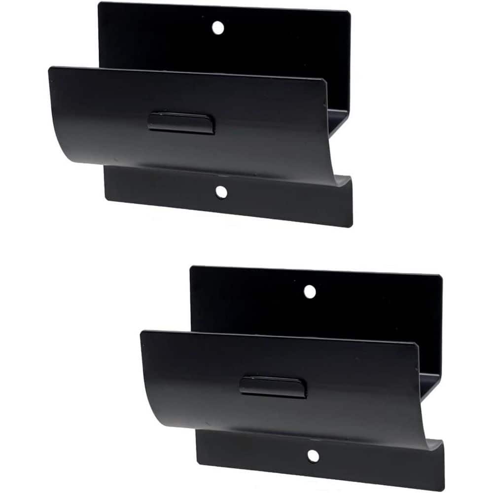 4 in. Steel Shed Hooks Wall Mount Ladder and Wheelbarrow Hangers, Matte ...