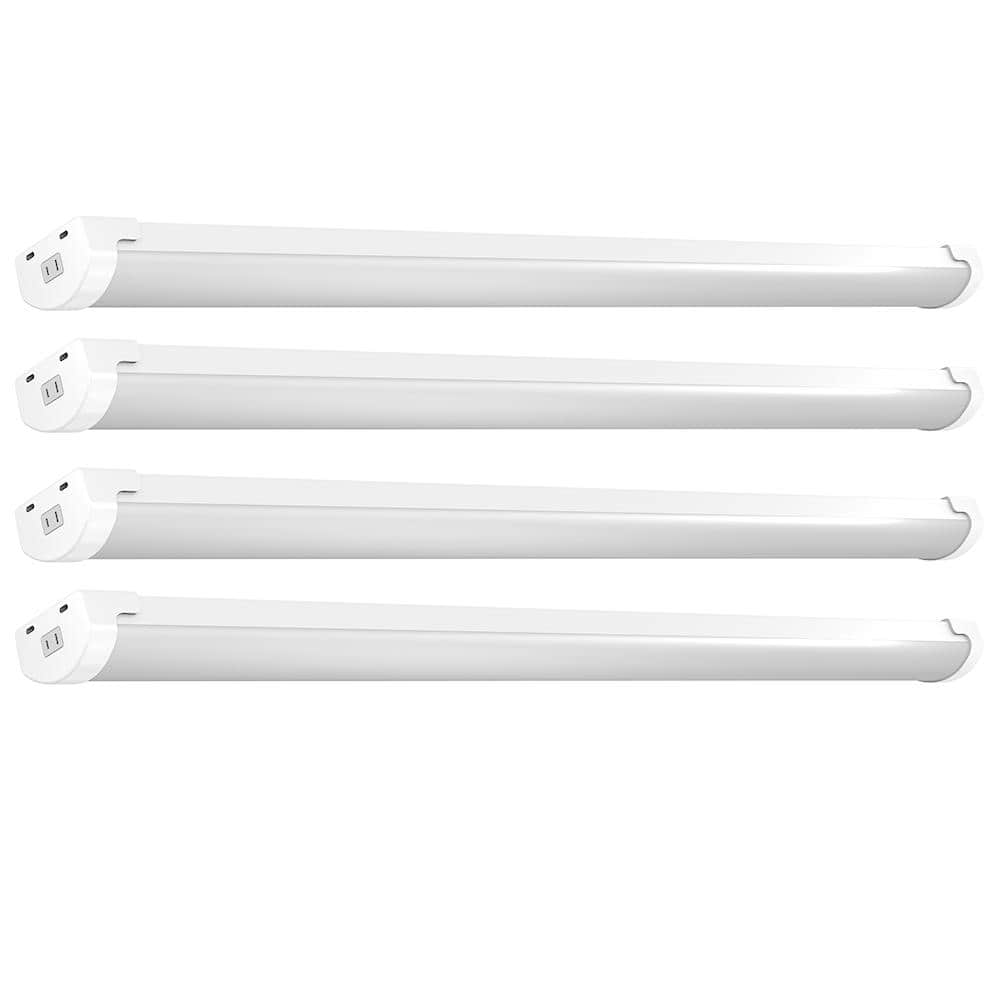 Feit Electric 4 ft. 64-Watt Equivalent Integrated LED White Motion Shop ...
