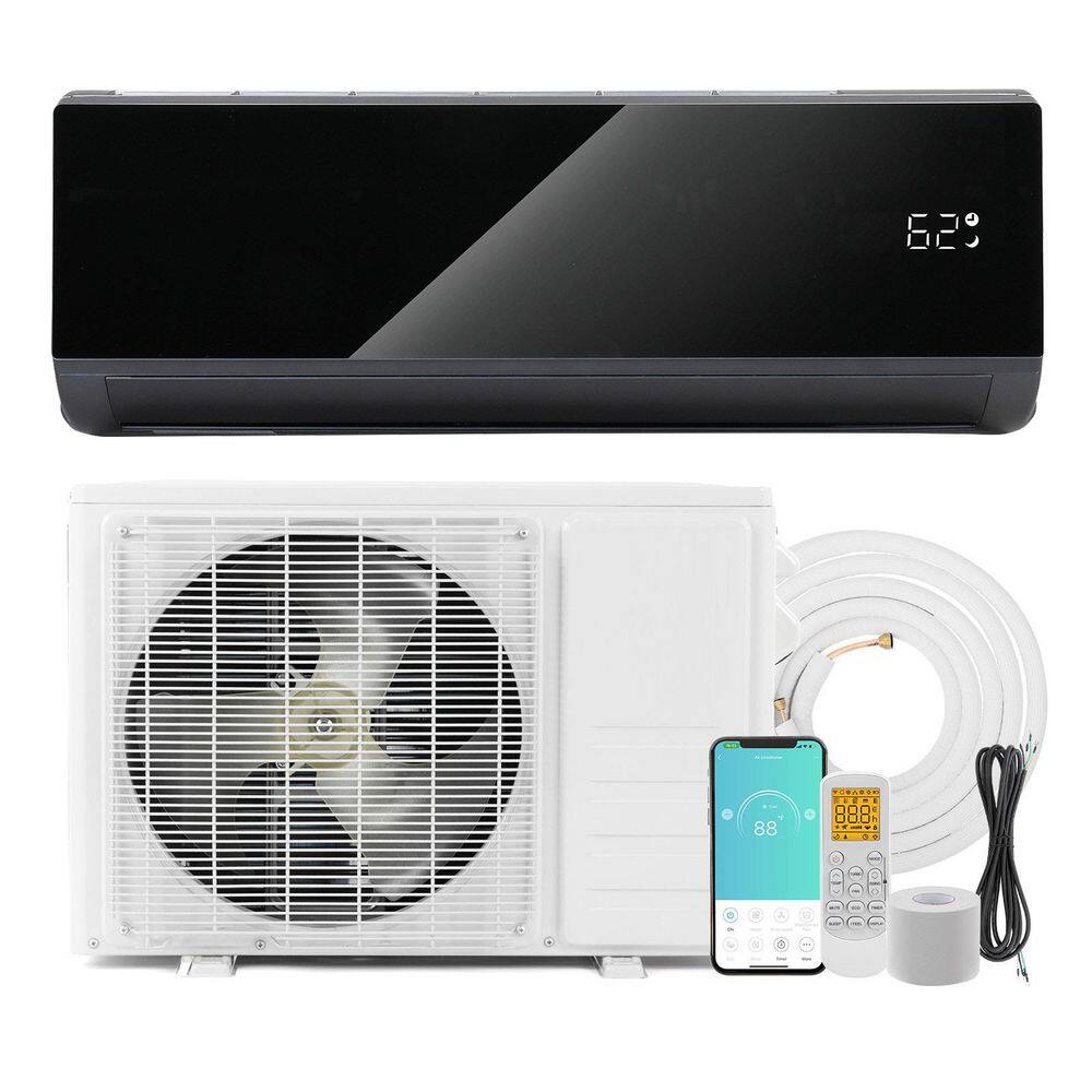 Karl home 21 SEER2 12,000 BTU 1-Ton Wi-Fi Ductless Mini Split Air ...