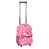 Rockland Roadster 17 in. Rolling Backpack, Pinkdot R01-PINKDOT - The ...