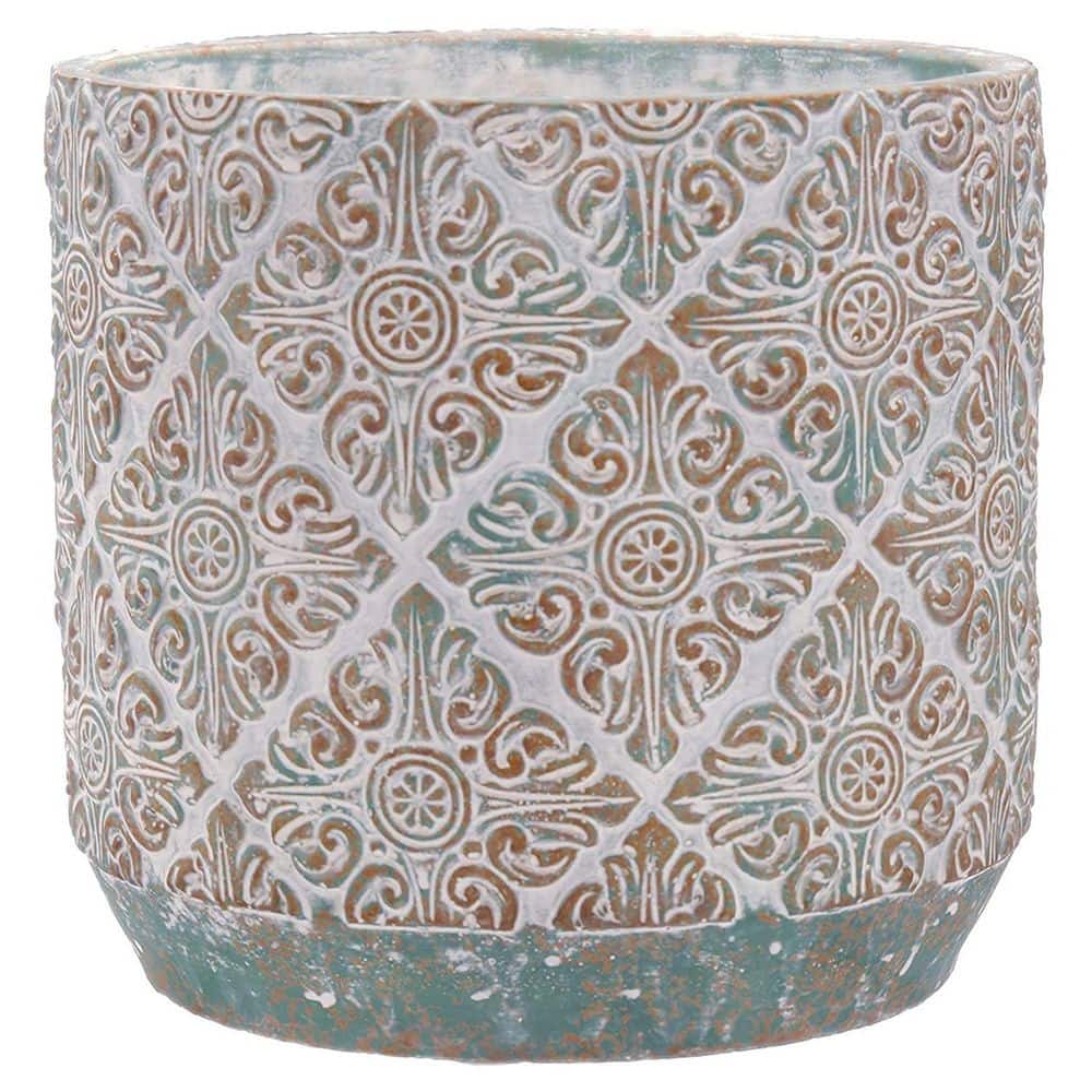 Timeless Plant Pots 7.1 Inch Hand Glazed Indoor Outdoor Ceramic Pot ...