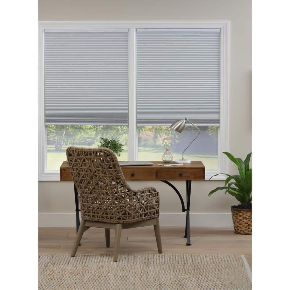 Perfect Lift Window Treatment Cut-to-Width White Cordless Blackout Eco ...