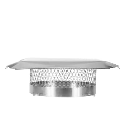 HY-C 13 in. x 9 in. Bolt-On Single Flue Chimney Cap in Stainless Steel ...