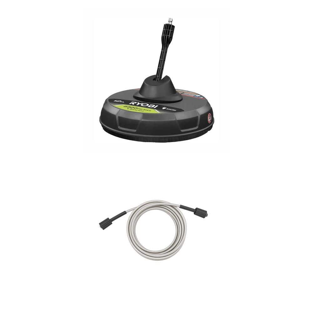RYOBI 12 in. 2,300 PSI Electric Pressure Washer Surface Cleaner and 1/4 ...