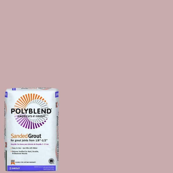 Custom Building Products Polyblend #390 Rose Beige 25 lb. Sanded Grout ...