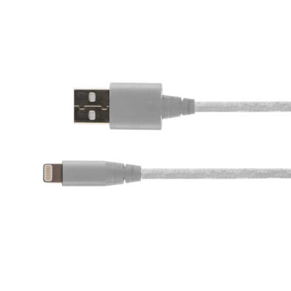 Tech and Go 9 ft. Braided Cable for Lightning, White 131 1281 TG3 - The ...