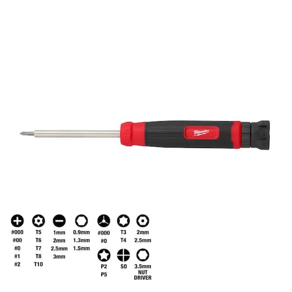 Milwaukee 27-in-1 Security Precision Multi-Bit Screwdriver 48-22-2934 ...
