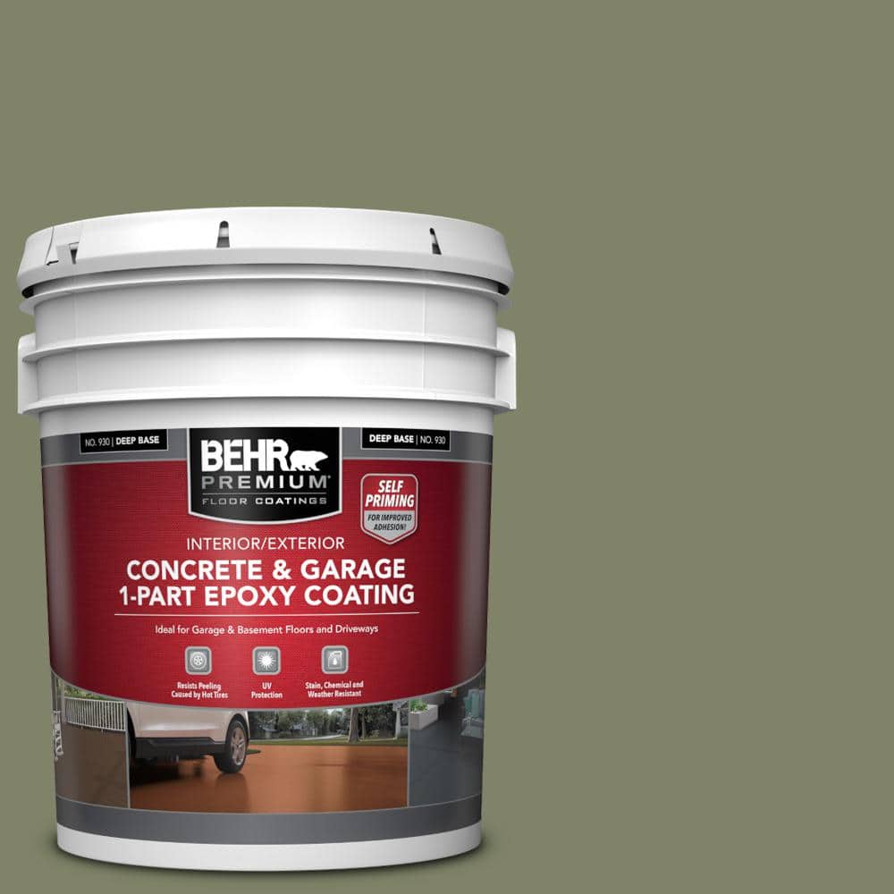 BEHR PREMIUM 5 gal. #S380-6 Ecological Self-Priming 1-Part Epoxy Satin ...